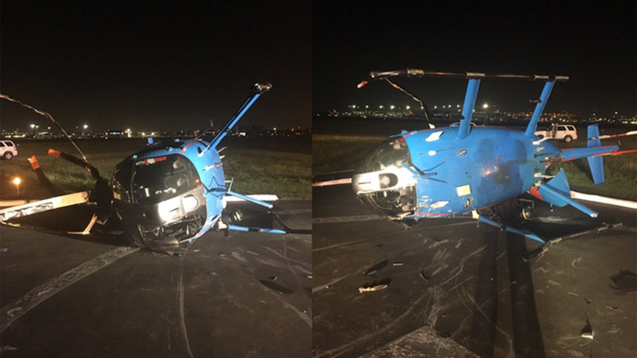 Houston police helicopter suffers hard landing, passengers OK | FOX 26 ...