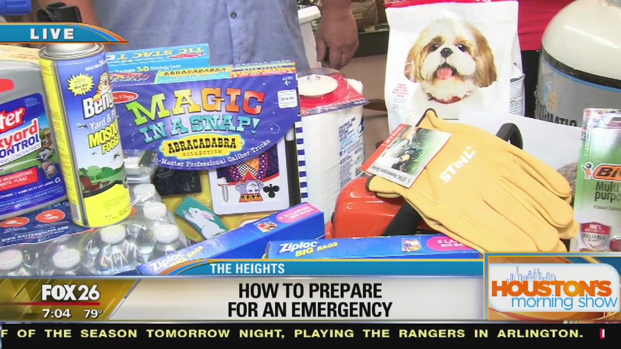 Supplies to have in your disaster preparedness kit | FOX 26 Houston