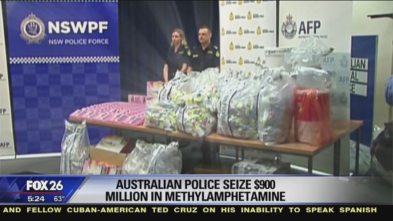 Nearly a billion in methamphetamine seized | FOX 26 Houston