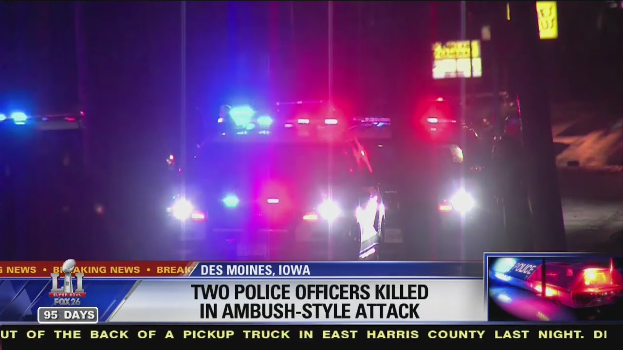 Two officers gunned down in ambush-style attack | FOX 26 Houston