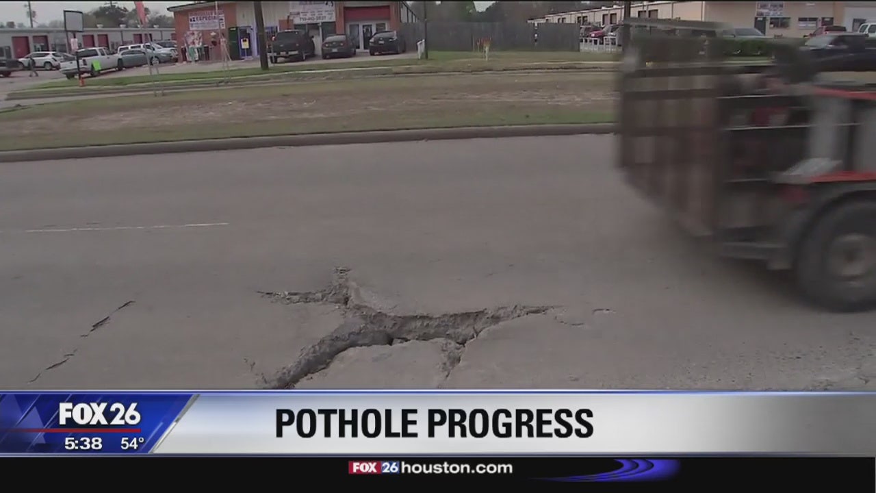 Pothole progress | FOX 26 Houston
