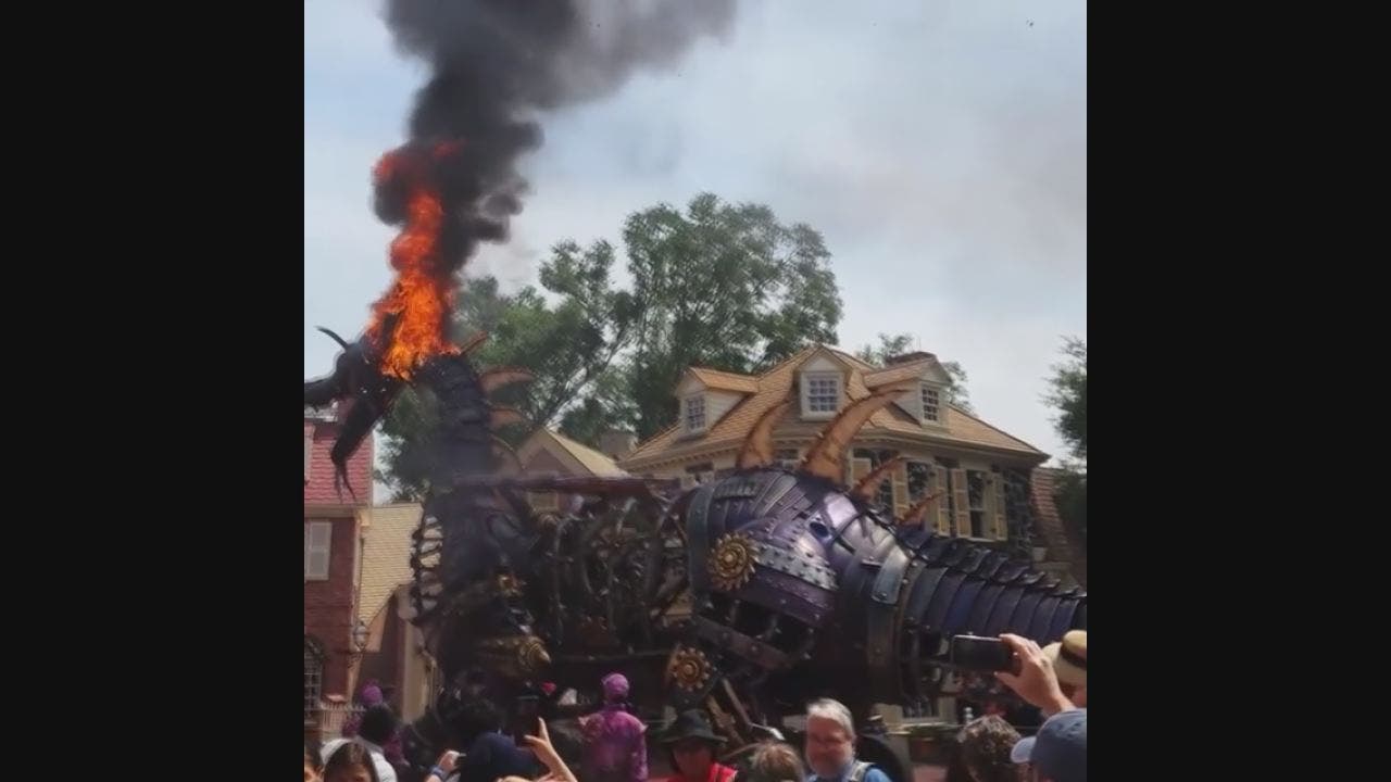 maleficent dragon fire