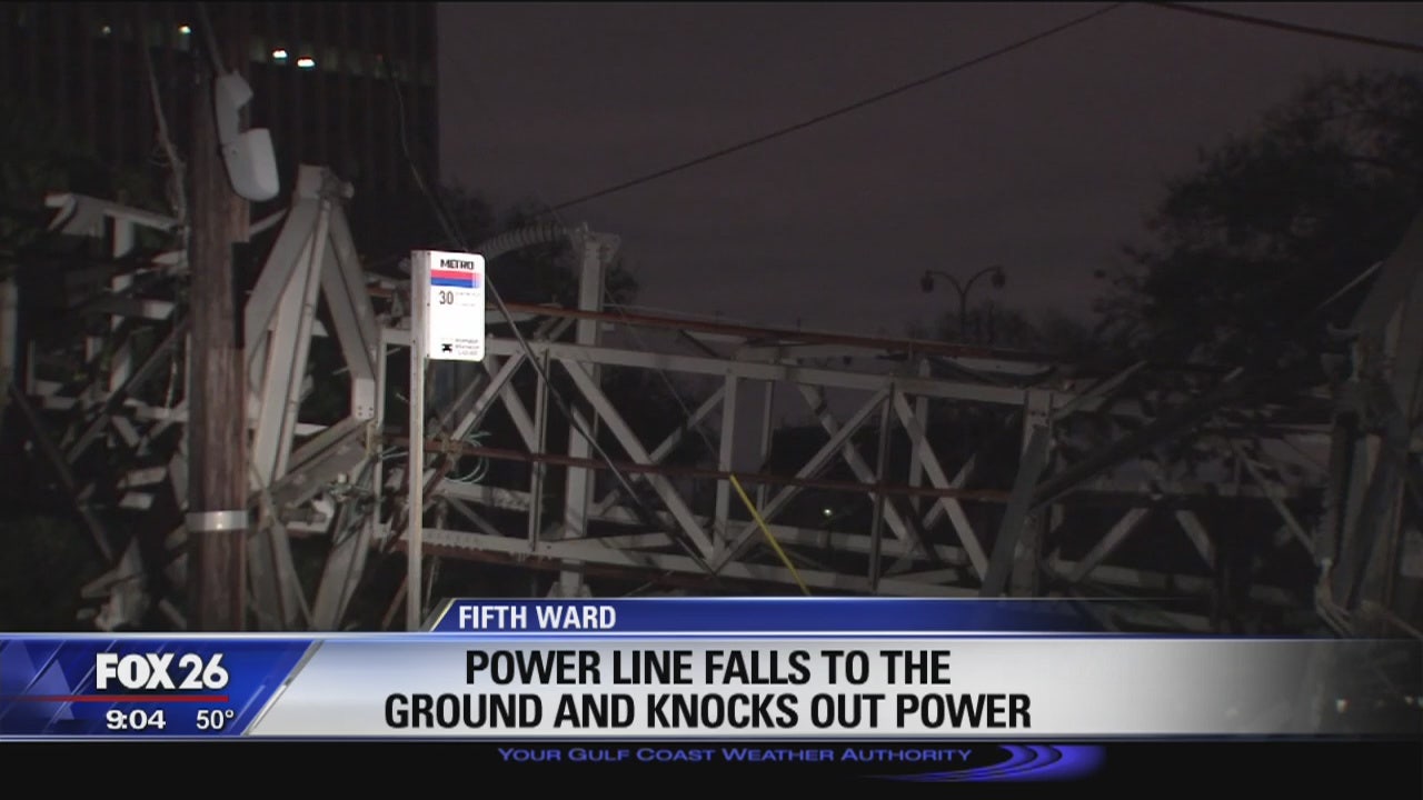 Tower collapse leaves many without power in 5th Ward | FOX 26 Houston