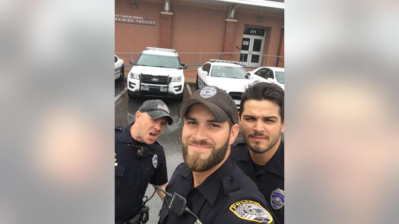 Florida police officers go viral with Hurricane Irma post | FOX 26 Houston