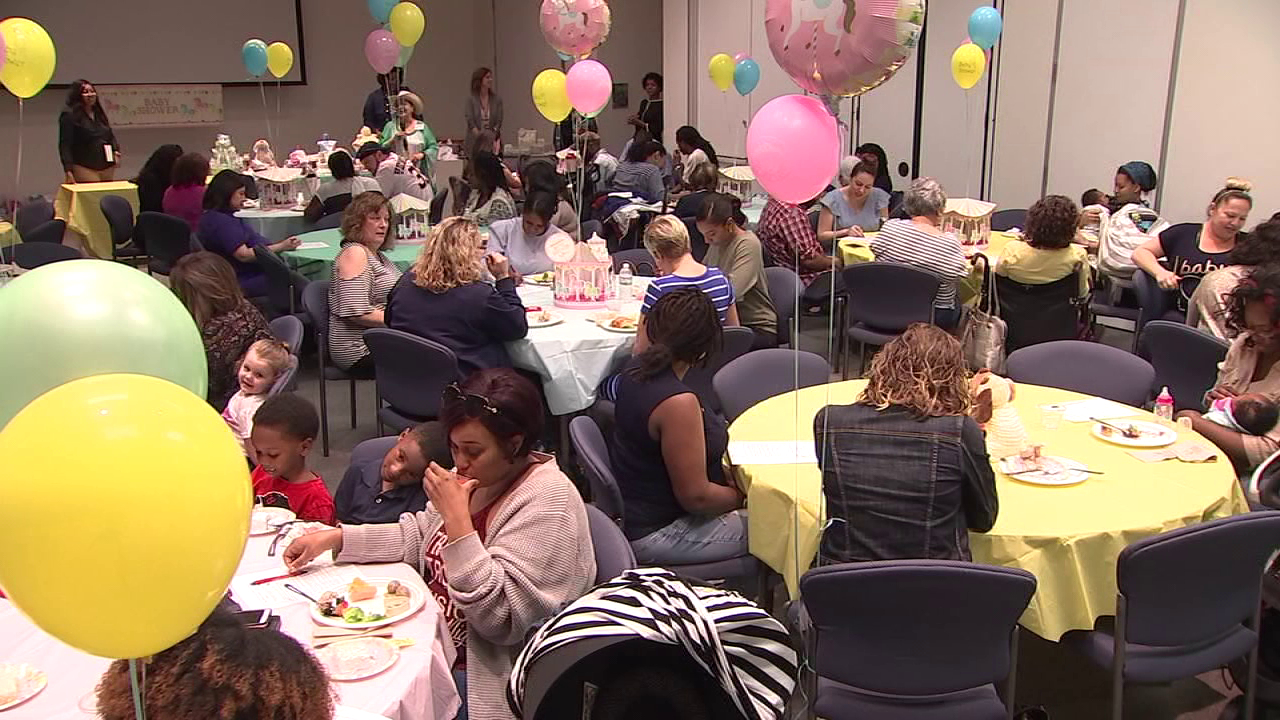 VA throws baby shower for veterans