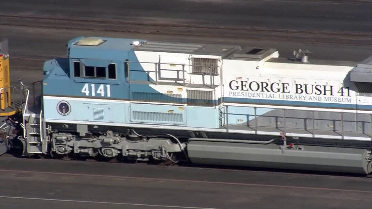 Texas towns prepare for President George H.W. Bush's funeral train ...