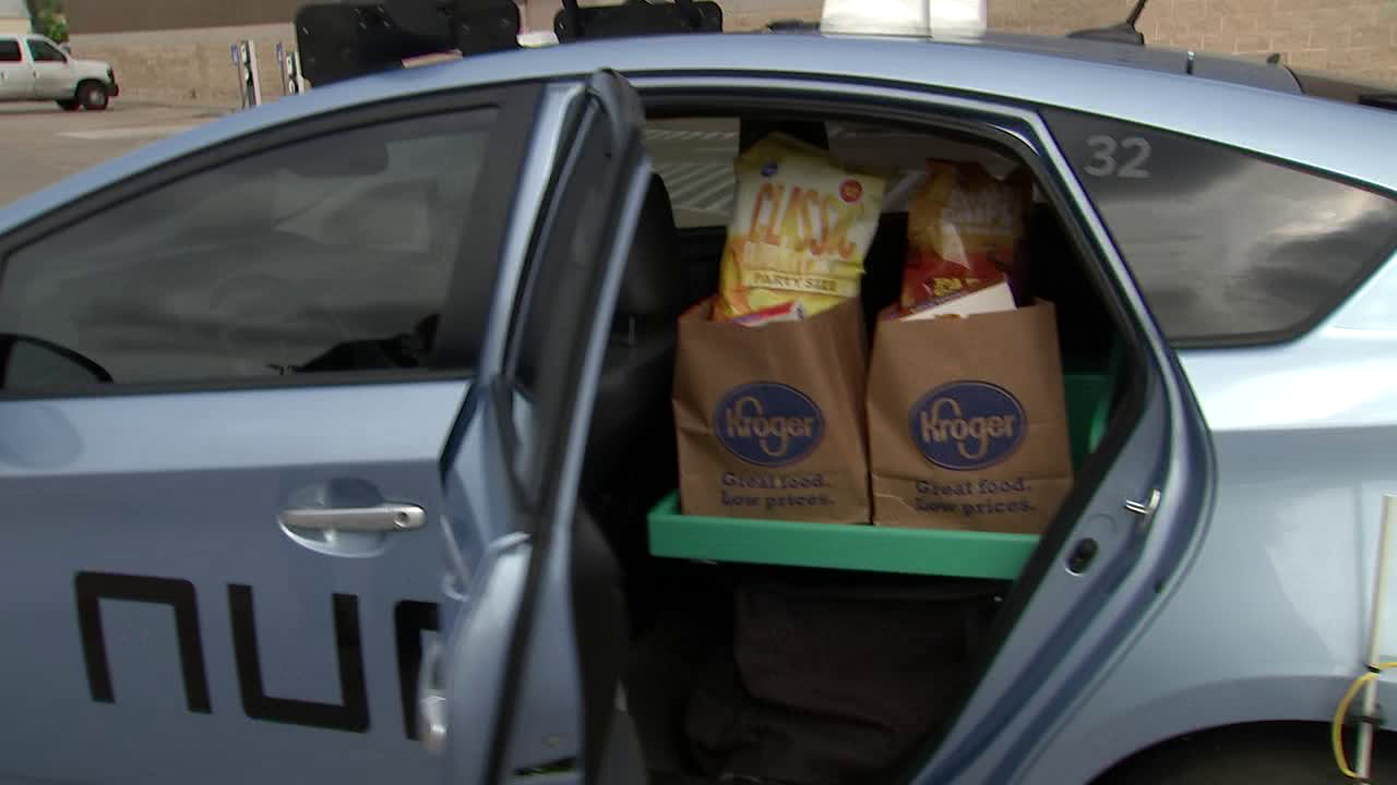 Kroger launches self-driving cars to deliver groceries in Houston