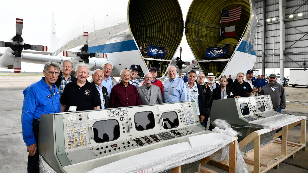 First group of restored Historic Mission Control consoles unveiled ...