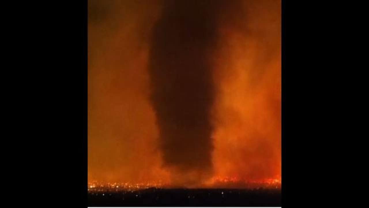 Idaho fire-nado shoots flames 100 feet into the air | FOX 26 Houston
