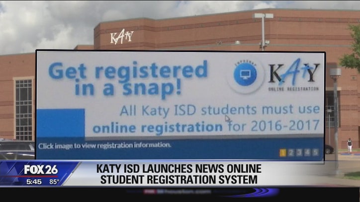 Katy ISD launches new online student registration service | FOX 26 Houston