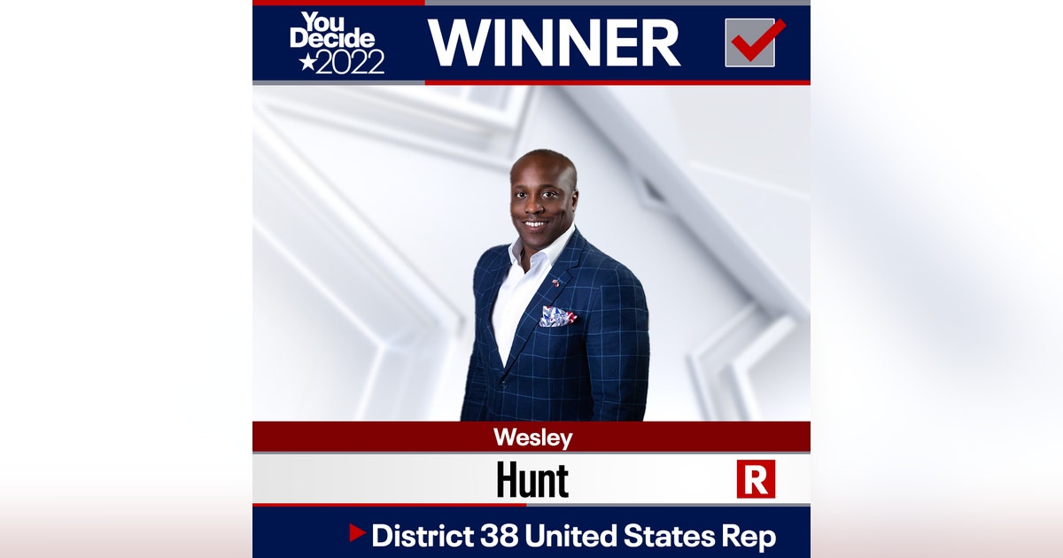 Wesley Hunt wins election for US House Representative for Texas's new ...