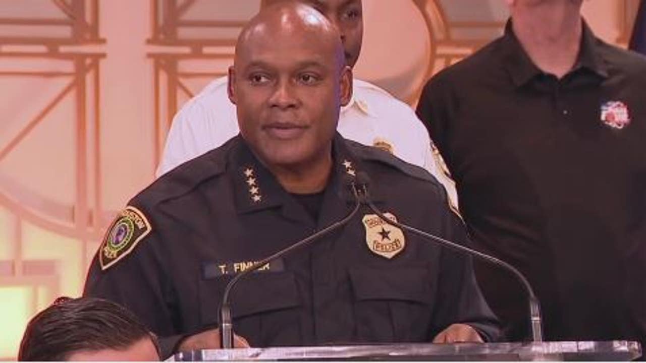 Former Houston Police Chief Troy Finner gives statement following ... Former Houston Police Chief Troy Finner gives statement following ...