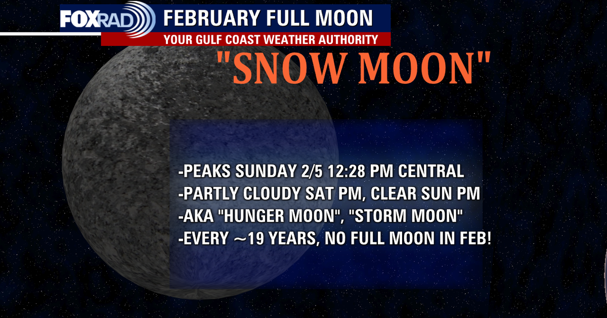 February Full Moon: The many names it goes by and when it peaks | FOX ...