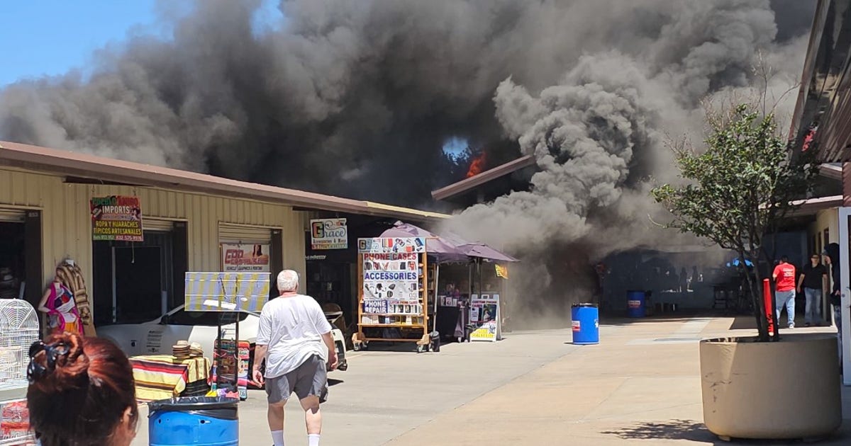 Fire broke out at Traders Village flea market in Houston, 2 treated for ...