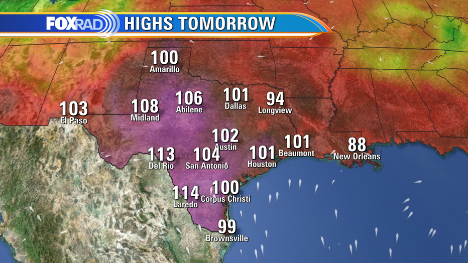 Houston Weather Excessive Heat Warning Continues For Southeast Texas