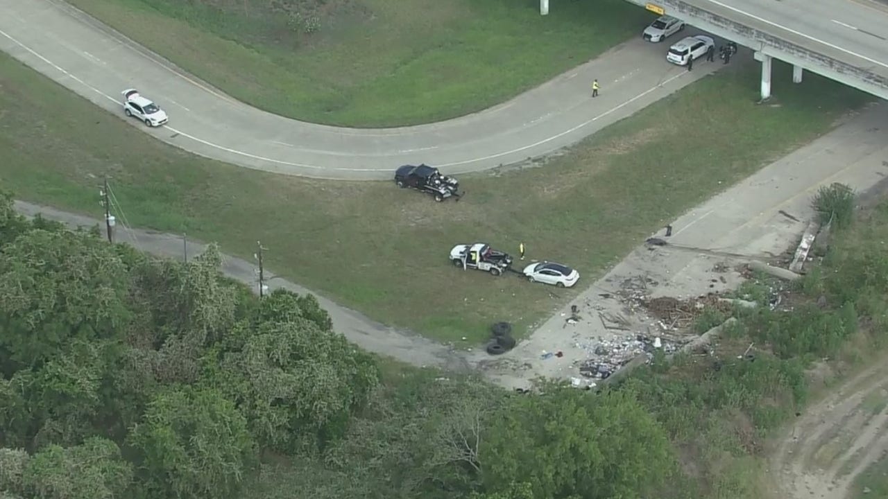 Harris County Crash Driver Chasing Another Crashes Lifeflight