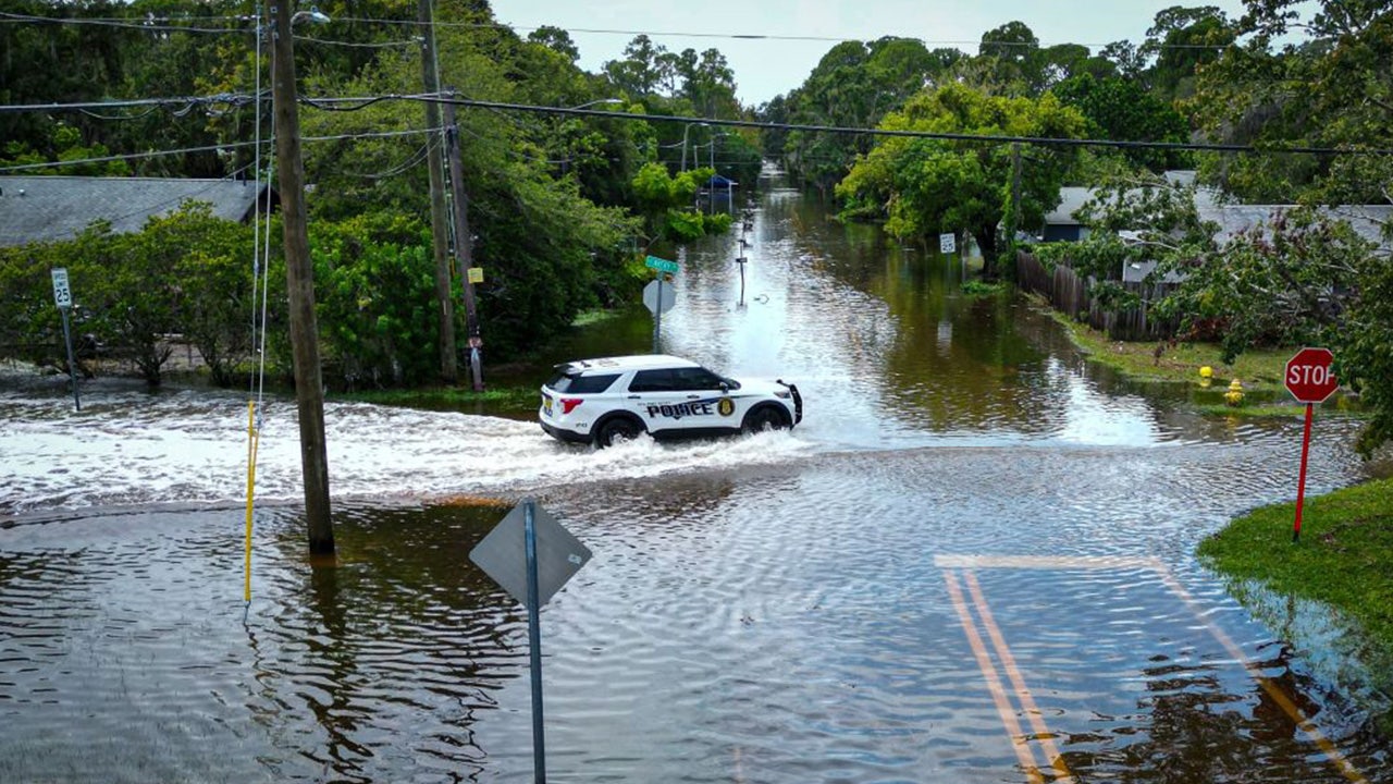 Tropical storm Idalia tornado wind speed Flips car over on SC Hwy