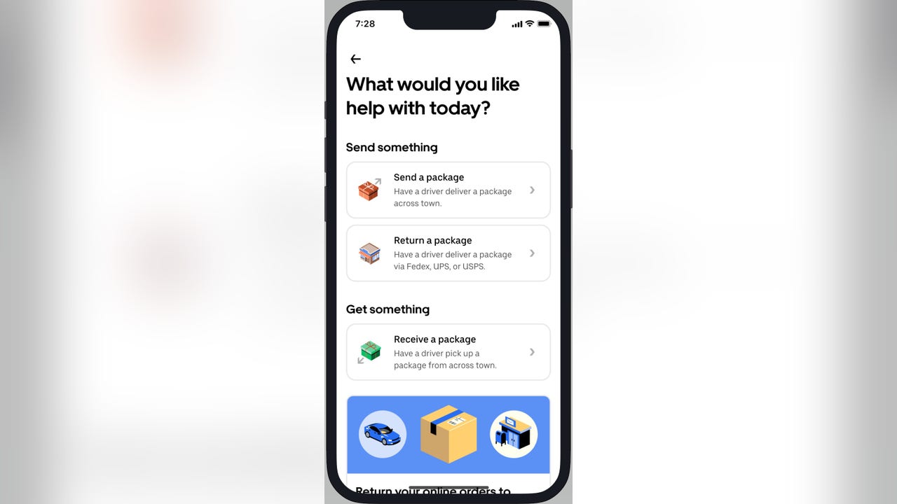 Uber package return: Ride-hailing service offering to pick up prepaid ...