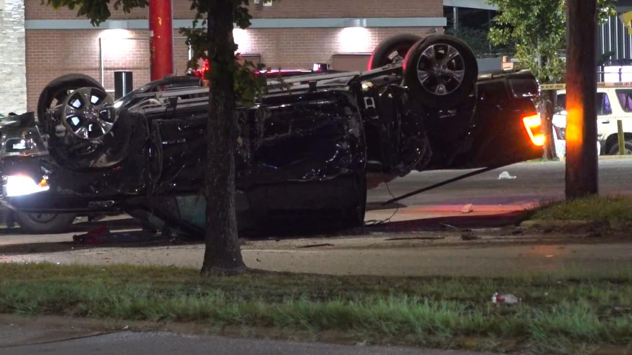Houston Crash Passenger Dies After Car Flips Multiple Times Driver