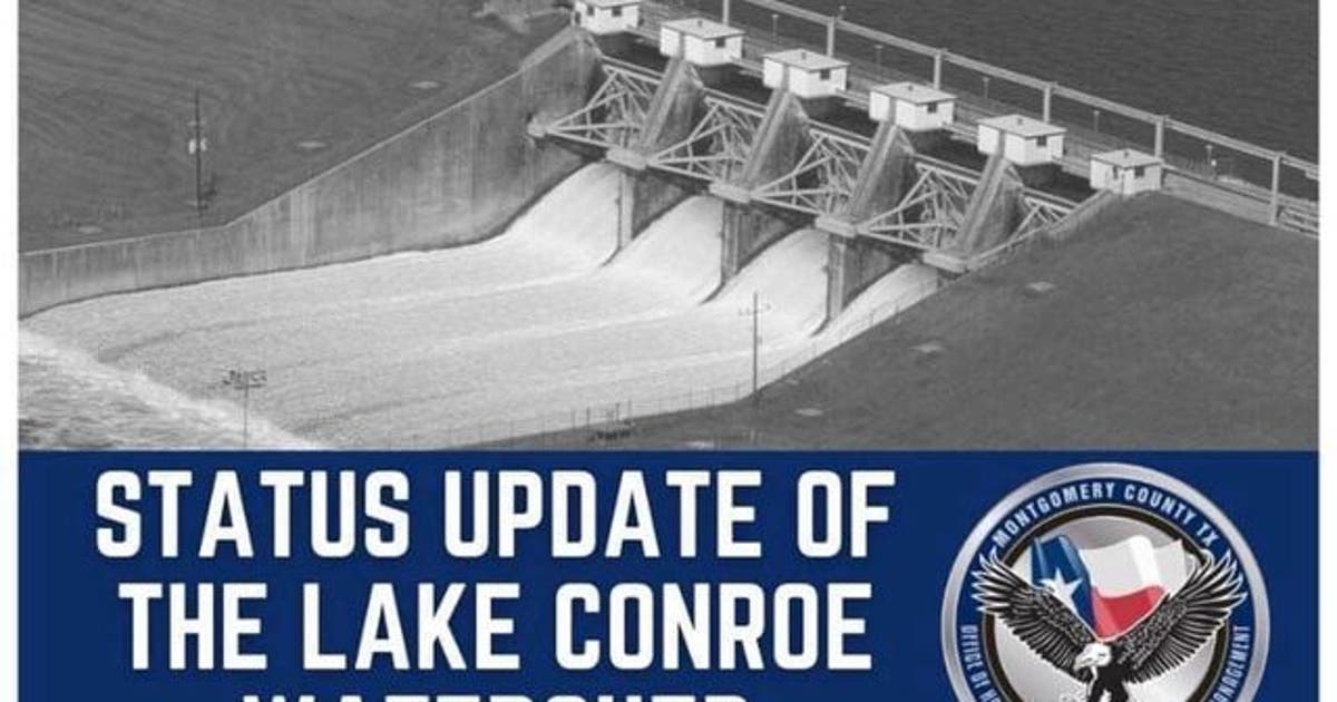 Lake Conroe level: Dam release increased; officials warn of flooding ...