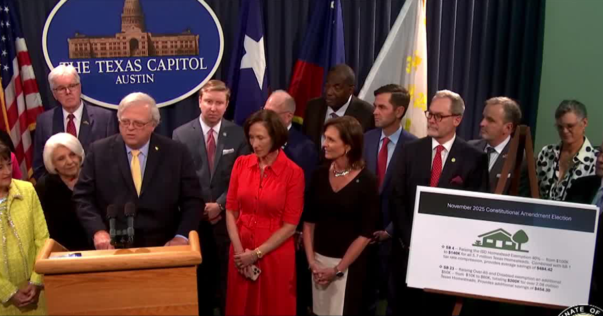 Texas Senate leaders celebrate passage of homestead exemption increases ...