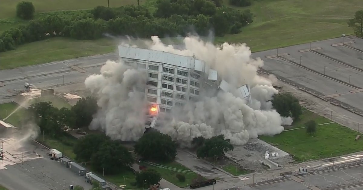 ExxonMobil Baytown Main Office Building imploded in demolition | FOX 26 ...