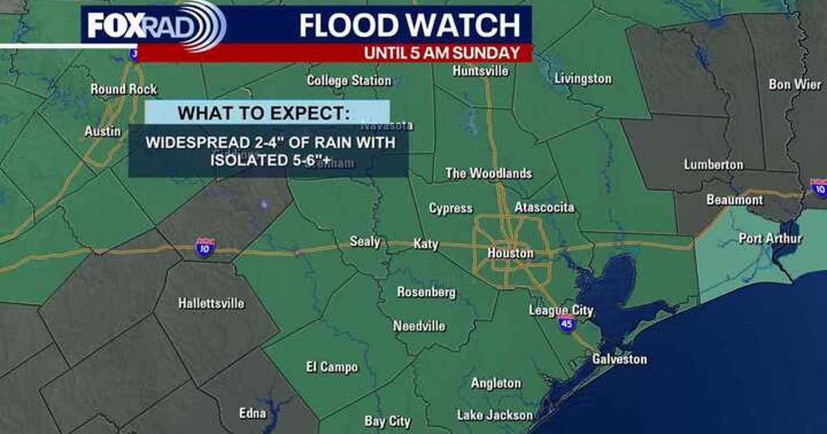 Houston weather: Flood Watch; alerts; timeline of storms; live radar ...