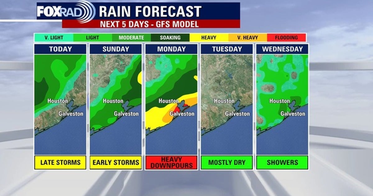 Houston weather: Heavy storms for Saturday night; cold, wet December ...