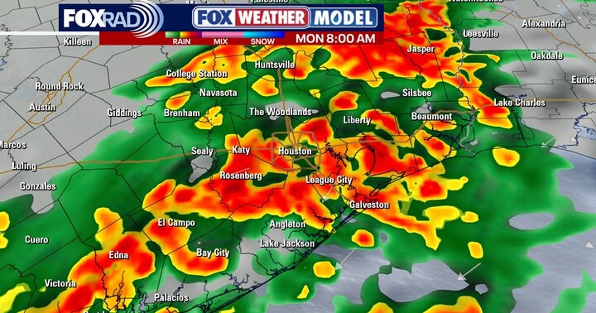 Houston weather: More rain for most of Monday | FOX 26 Houston