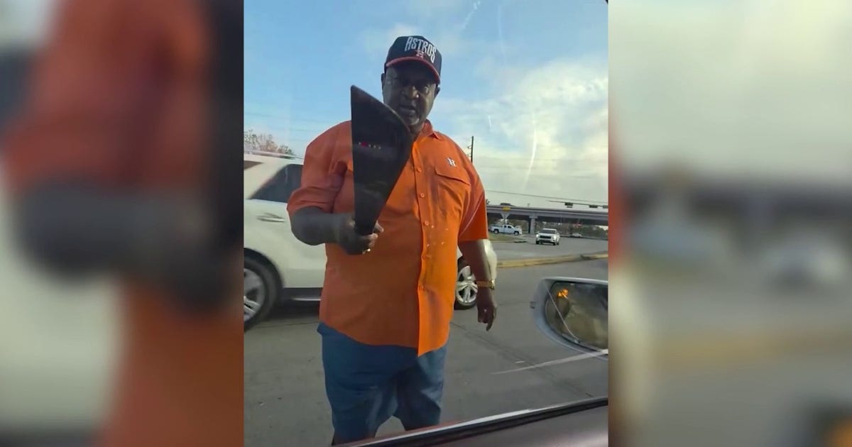Road rage suspect pulls out machete on woman in Harris County: VIDEO ...