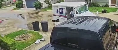 Houston-area homeowner captures USPS carrier throwing packages into ...