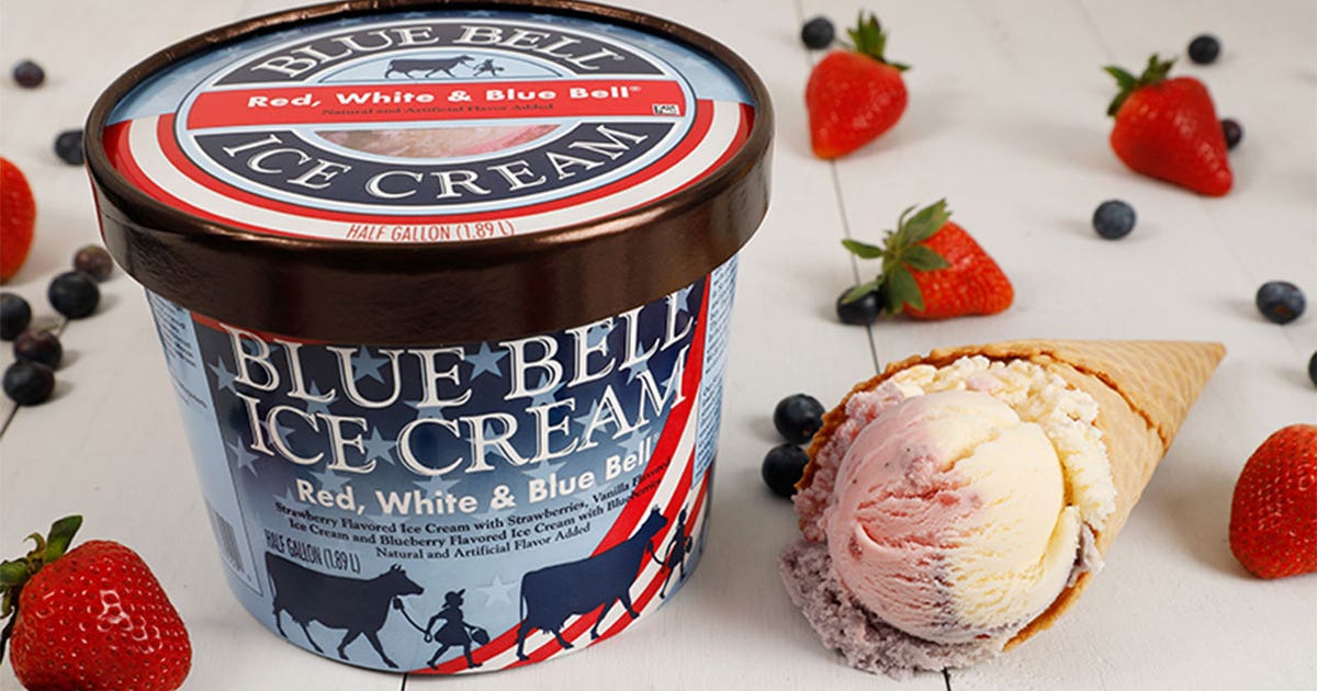 Blue Bell bringing back patriotic ice cream | FOX 4 Dallas-Fort Worth