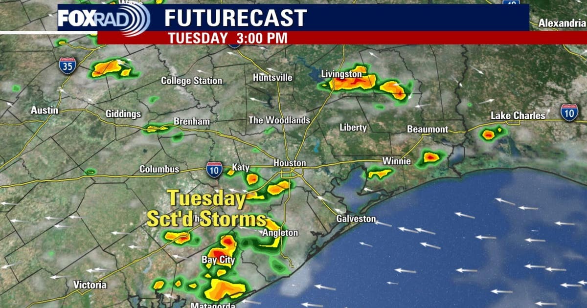 Houston weather: Humid, hot Monday; increased storm chances this week ...