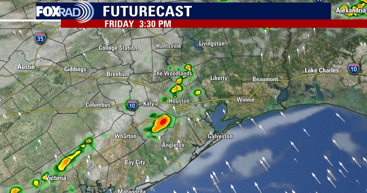 Houston weather radar: Storms move in amid Friday heat | FOX 26 Houston