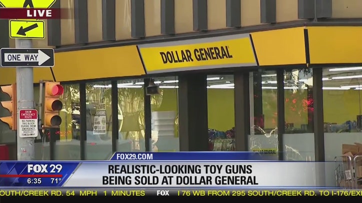 Realistic-looking toy guns being sold at Dollar General | FOX 29 News ...