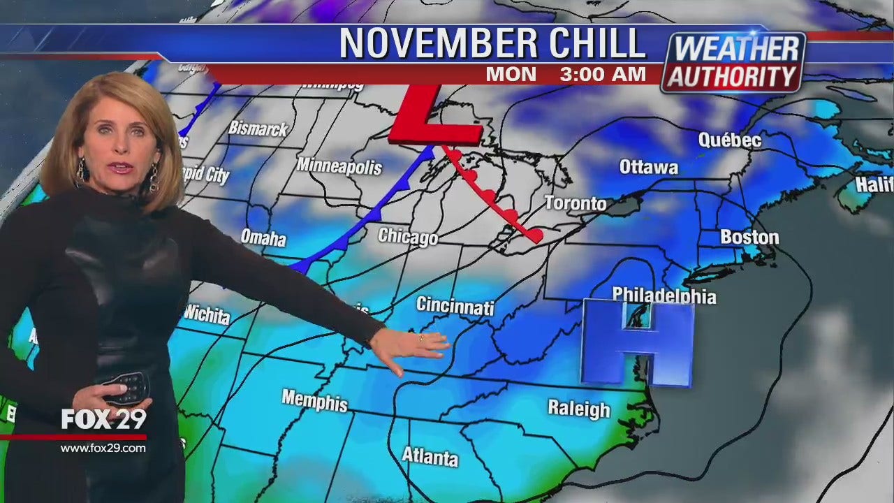 FOX 29 Weather Authority 7-day forecast 10 p.m.