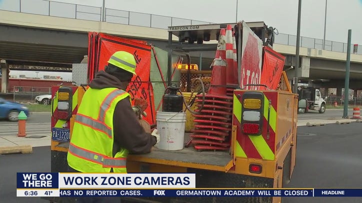 Pa. work zone speed enforcement cameras go into effect today | FOX 29 ...