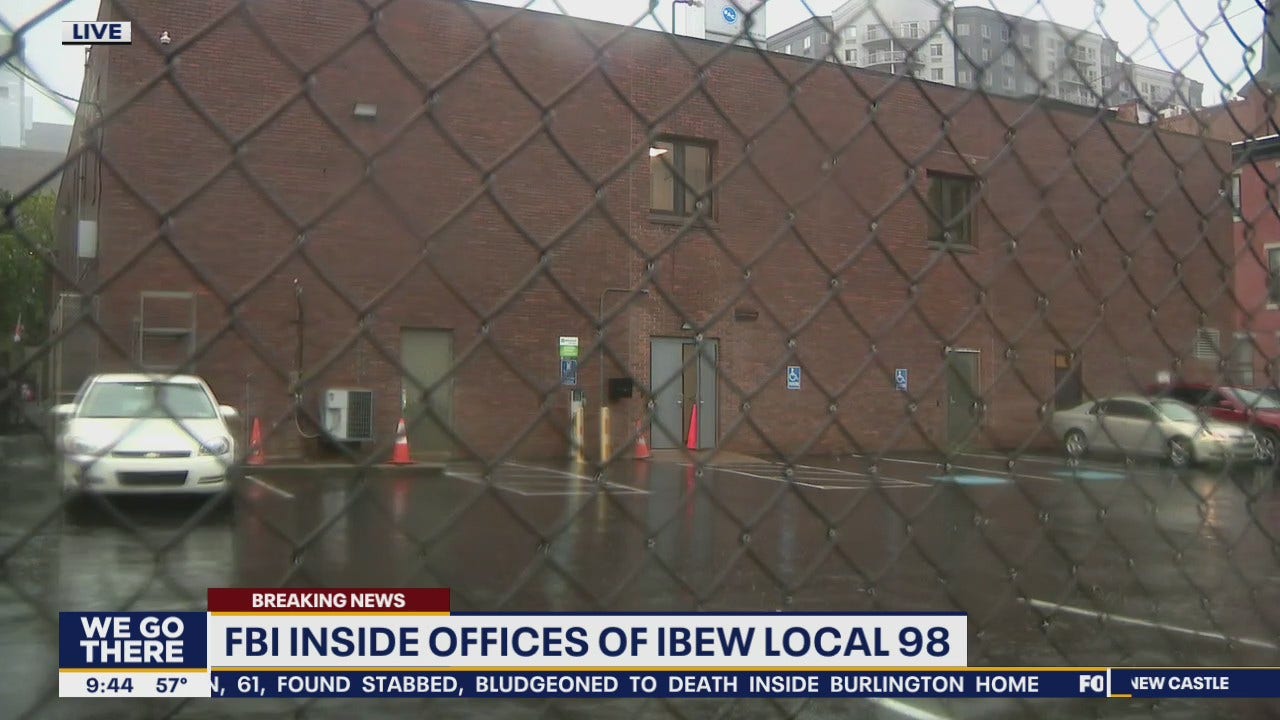FBI inside offices of IBEW Local 98 in Philadelphia