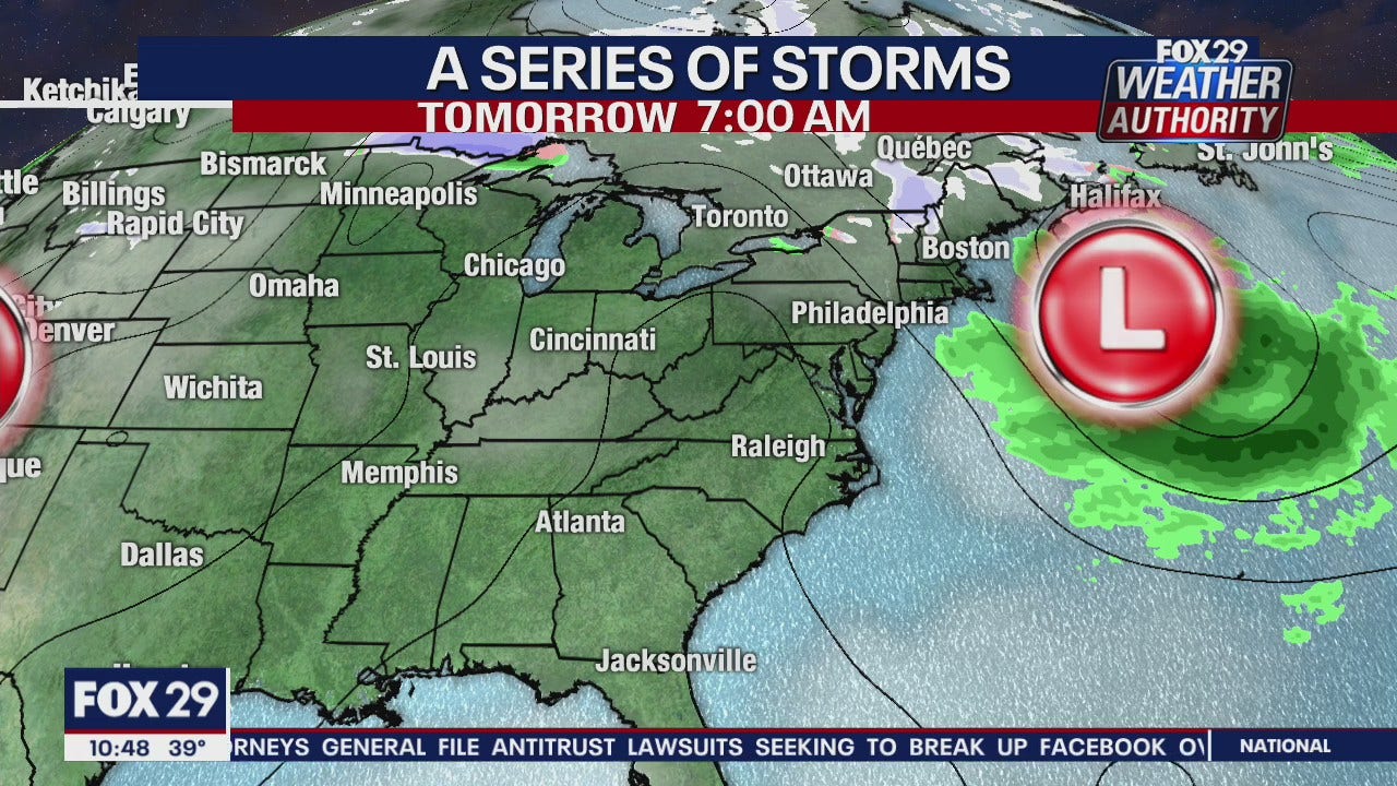 FOX 29 Weather Authority 7-day forecast