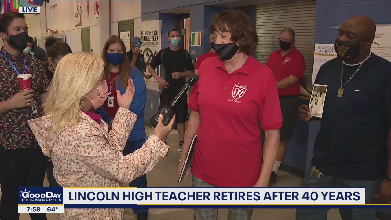 Lincoln High School teacher retires after 40 years