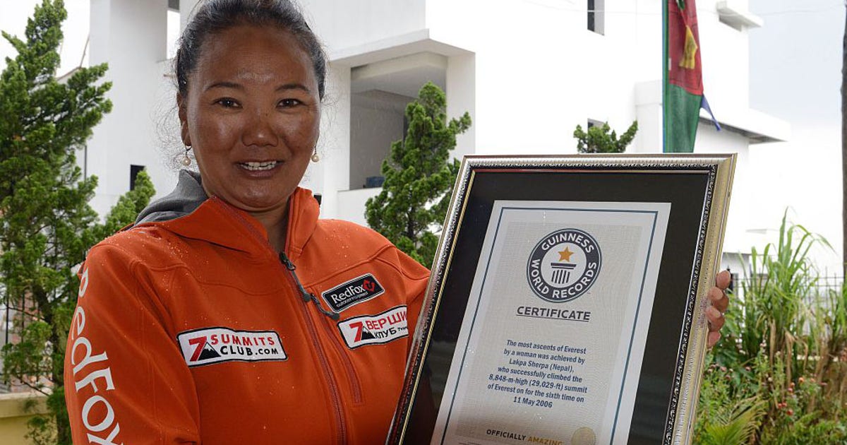 Sherpa woman breaks her own record by climbing Mount Everest for 10th ...