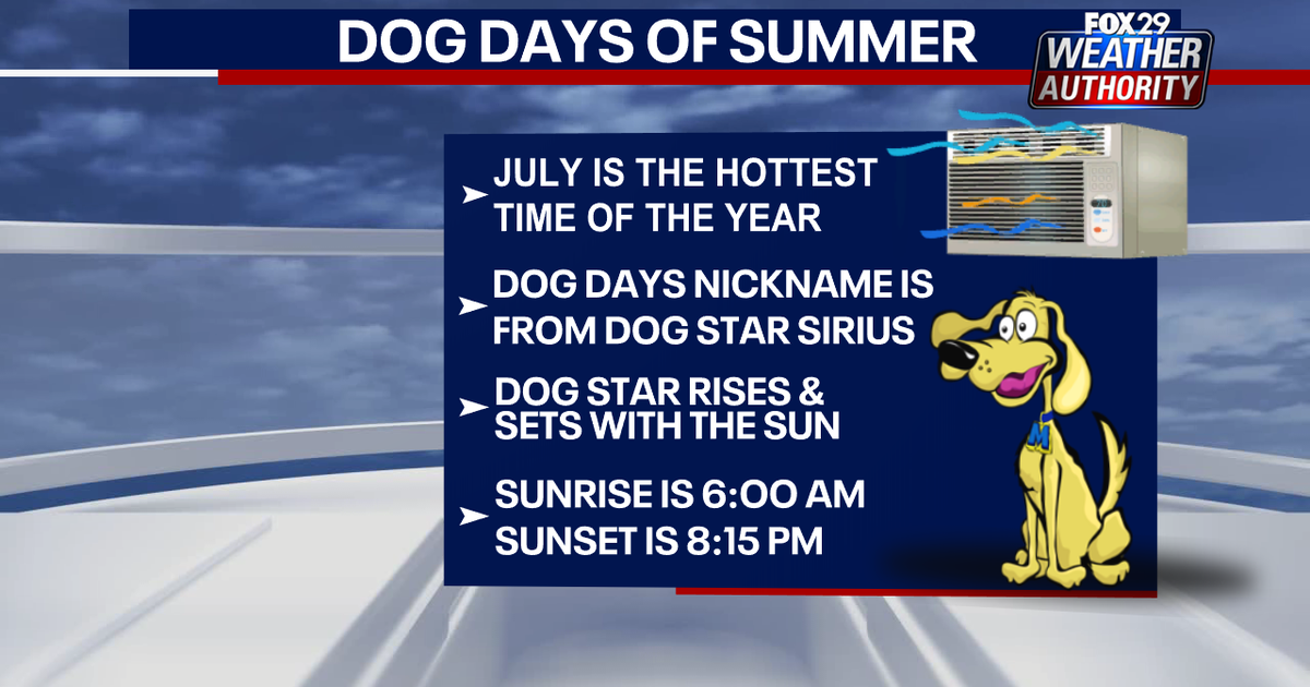 'Dog Days of Summer': What are they, and what do they mean? | FOX 29 ...