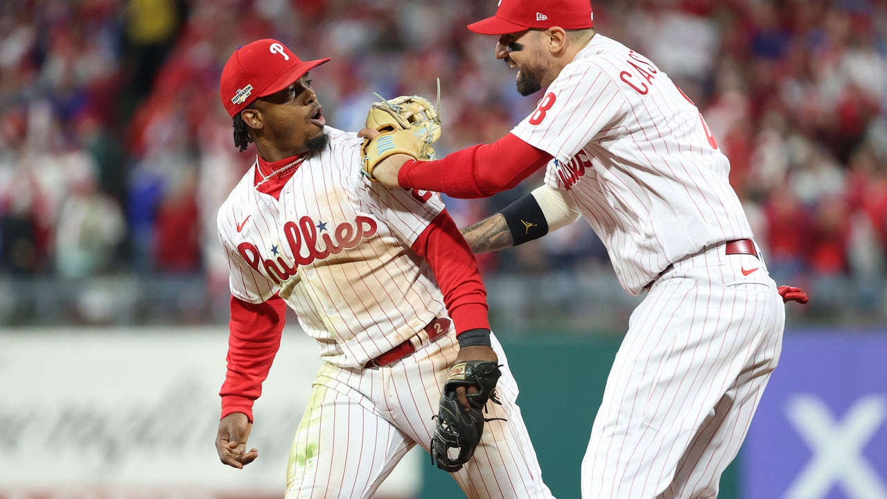 Schwarber homers, Segura knocks in 2 as Phillies take 2-1 advantage in ... Schwarber homers, Segura knocks in 2 as Phillies take 2-1 advantage in ...