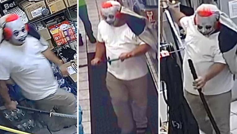 State Police: Man dressed in clown mask, armed with sword robs ... State Police: Man dressed in clown mask, armed with sword robs ...