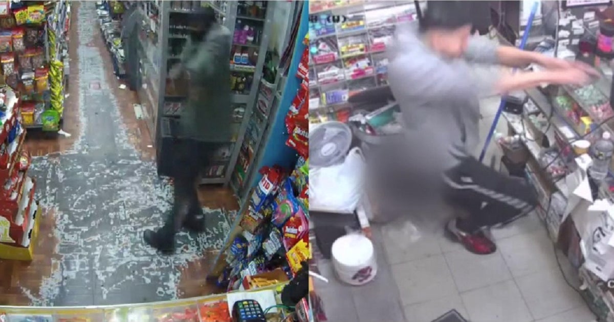 Watch: Store clerk opens fire on armed robbery suspect accused of crime ...