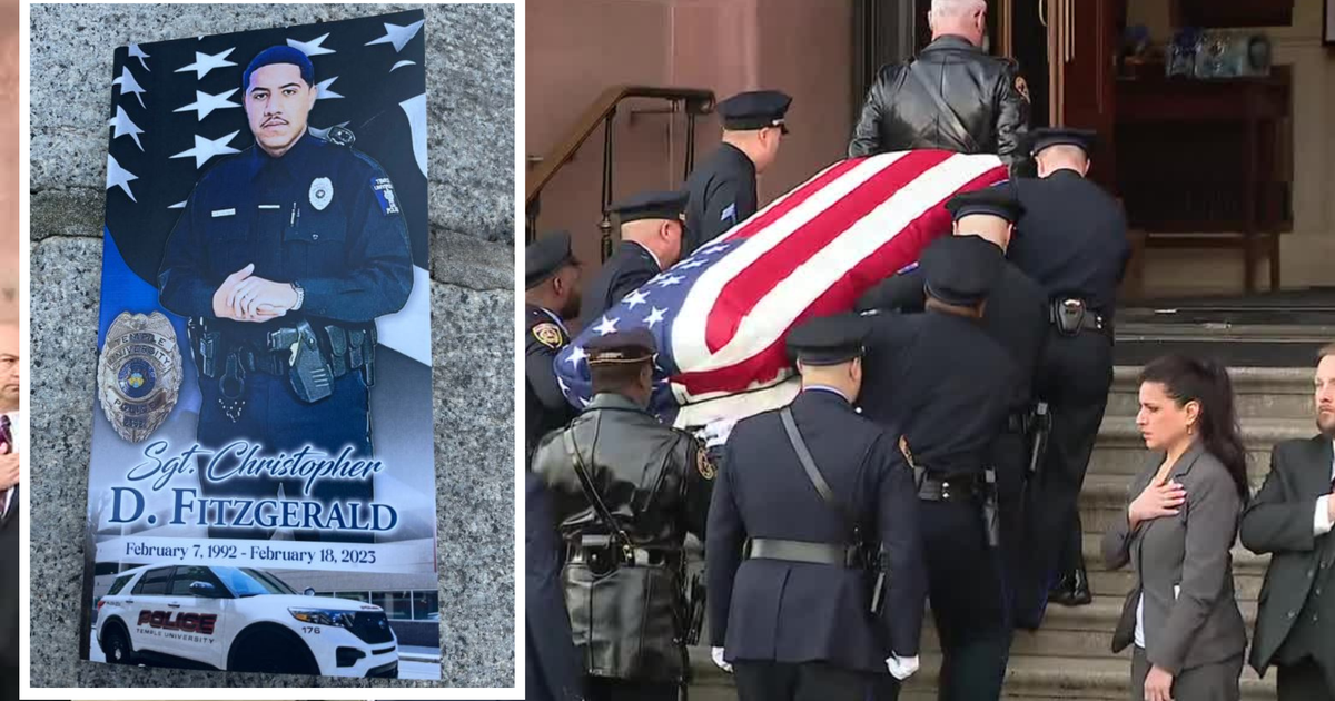 Temple University Police Sgt. Chris Fitzgerald laid to rest | FOX 29 ...