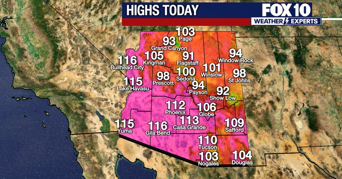 A look at how the desert city of Phoenix copes with summer heat | FOX ...