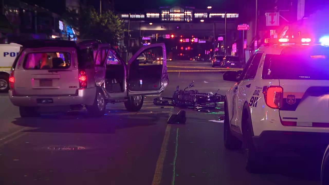 Motorcyclist Ran Red Light In Deadly West Philadelphia Crash Police