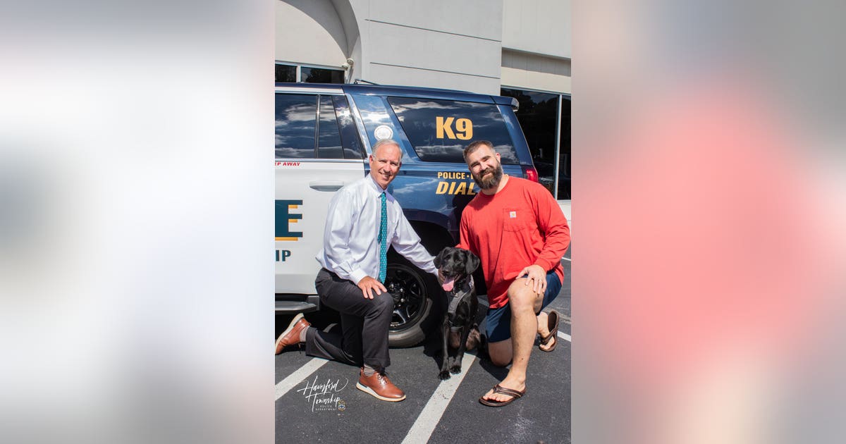 Jason Kelce co-sponsors Haverford Police Department’s newest K-9 ...