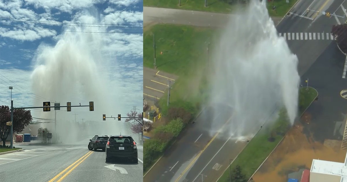 Geyser erupts in Plymouth Meeting after tractor trailer hits fire ...